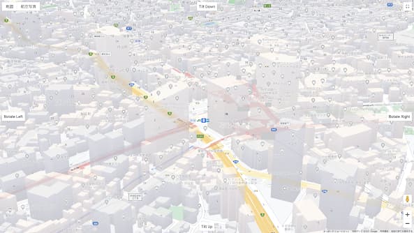 Google Maps Platform ：Tilt and Rotation と WebGL Overlay View で地図のカスタマイズ機能がさらに進化！